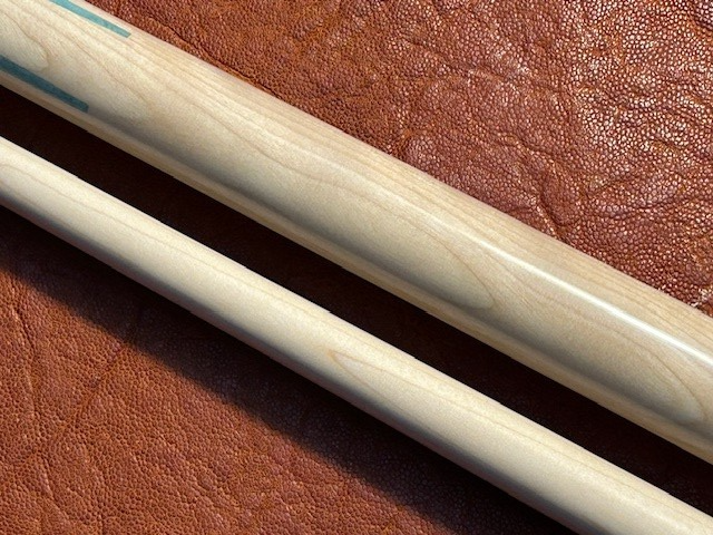 Schmelke Maple Into Mint Green Maple Pool Cue With Maple Shaft. | eBay