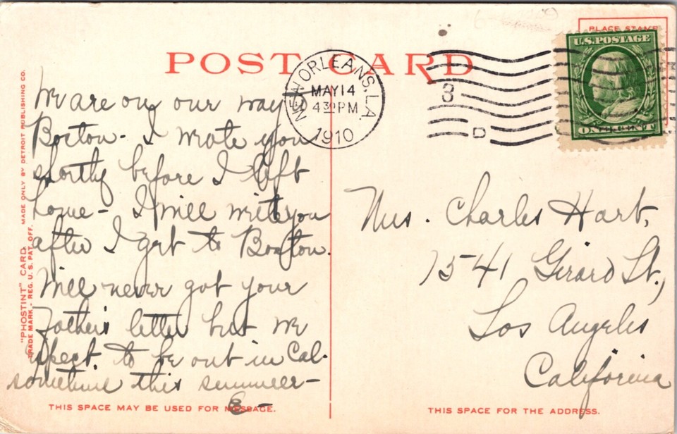 Postcard Old French Court Yard in New Orleans, Louisiana | eBay