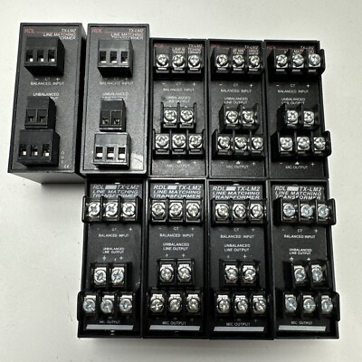 RDL TX-LM2 Line Level to Microphone Level Transformer Line Matching ...