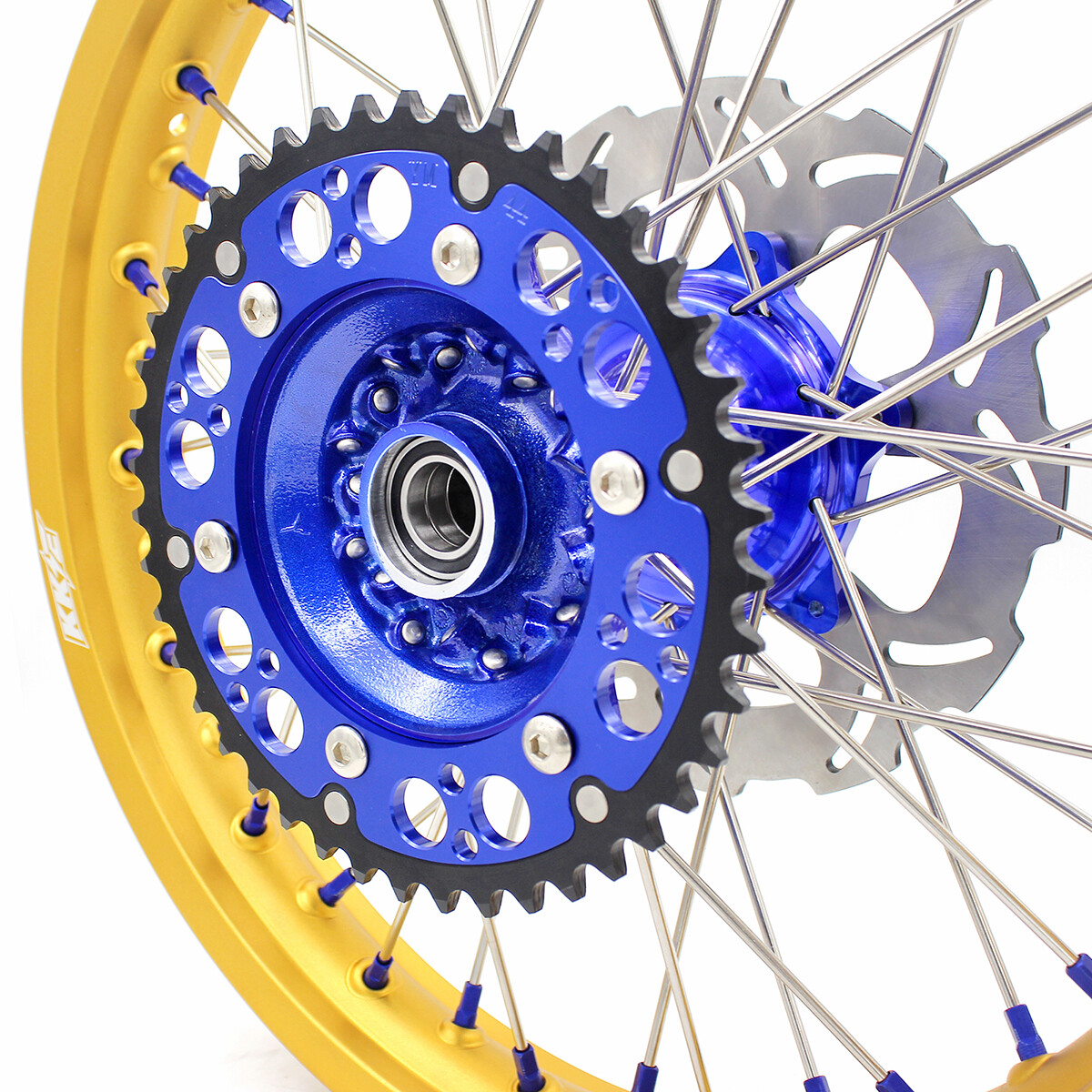 KKE 21-19" Cast Wheels Rims Fit Yamaha YZ125/250 1999 YZ250F/450F 2003 ...