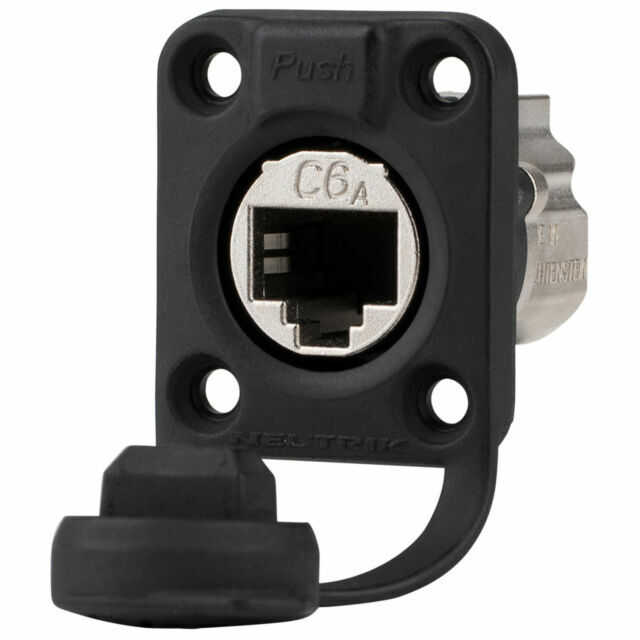 Cat6a Ethercon Feedthrough Panel Mount Connector Watertight Ip65 ...