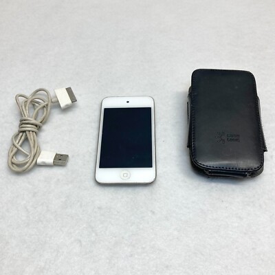 Apple iPod Touch 4th Generation 32G White & Silver w Bundle MPN#A1367 ...