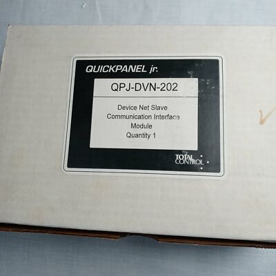 GE FANUC QPJ-DVN-202 QPJ DVN 202 QUICKPANEL JR | eBay