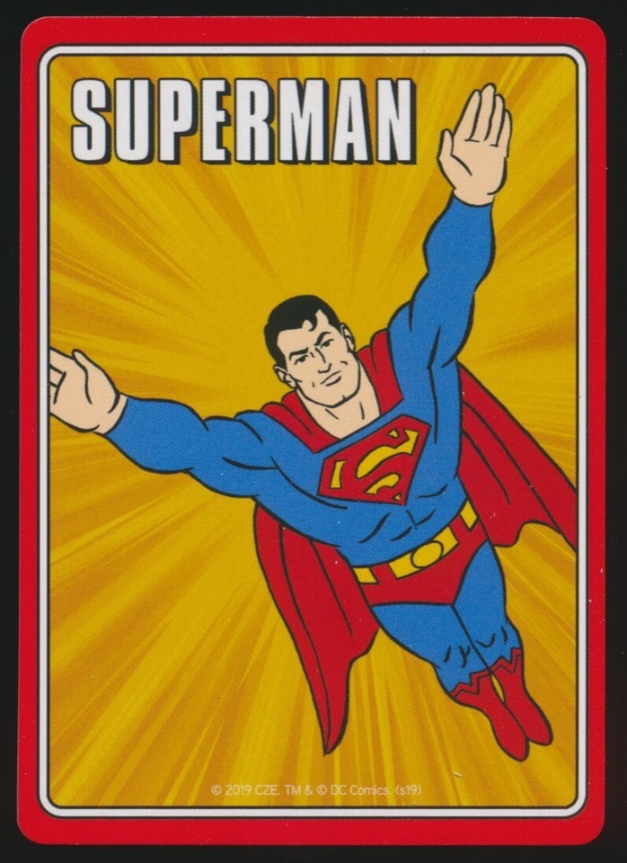 WONDER TWINS DC Comics Challenge of the Superfriends Game card SUPERMAN ...