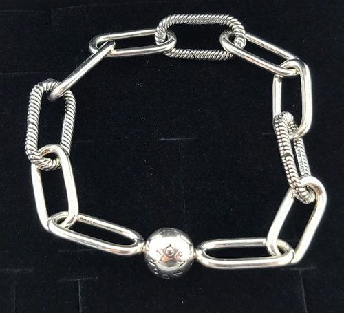 Authentic Pandora Sterling Silver 925 Me Link Bracelet 598373-2 | eBay