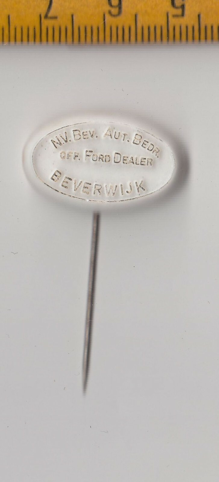 Vintage Ford Oval Logo pin badge 1960s Tractor Truck Car Enamel Van Bus ...