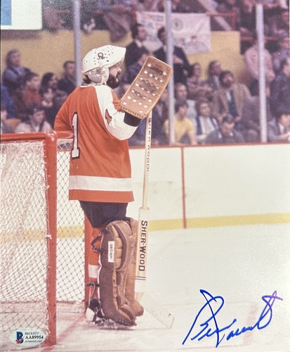 Bernie Parent Autographed Philadelphia Flyers 8x10 Photo HOF BAS | eBay