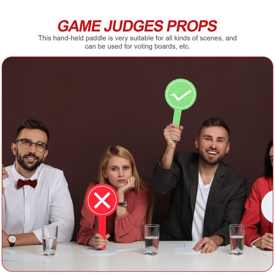 Set of 4 Paddles Handheld Yes No Voting Teacher Gadgets for Classroom ...