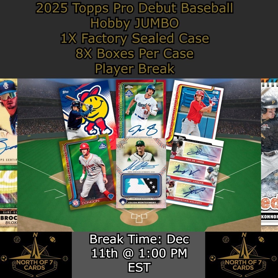 Kyle Henley - 2025 Topps Pro Debut Baseball JUMBO 1X Case Player BREAK ...