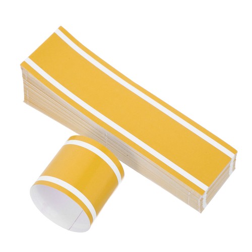 100pcs Gold Paper Napkin Rings: Self-Adhesive Disposable Napkin Bands ...