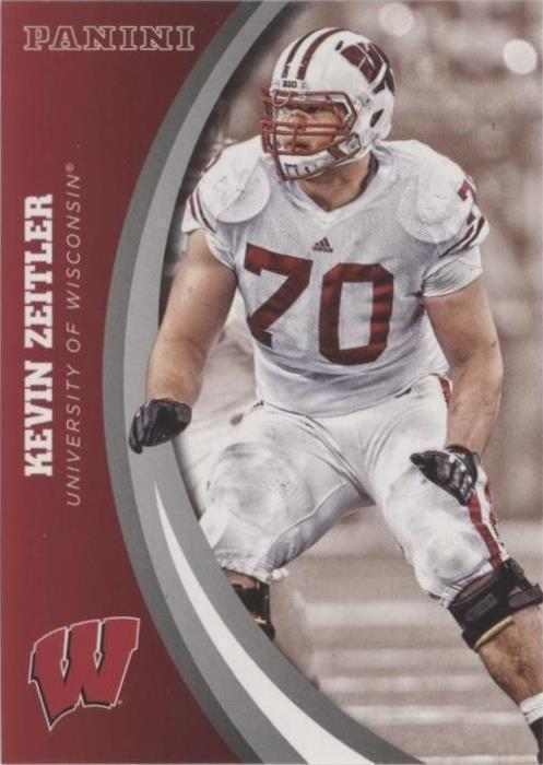 2015 Panini Wisconsin Badgers - Kevin Zeitler #20 for sale online | eBay