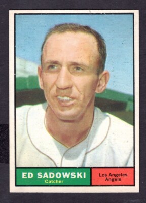 1961 TOPPS ED SADOWSKI CARD NO:163 B NEAR MINT CONDITION | eBay