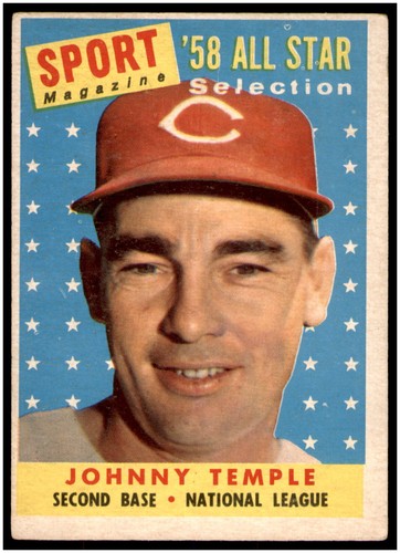 1958 Topps #478 Johnny Temple | eBay