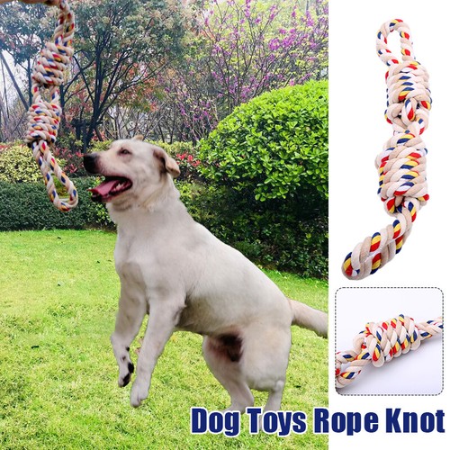 Pet Bite Resistant Dog Cotton Rope Toy for Large Medium Dog Training ...