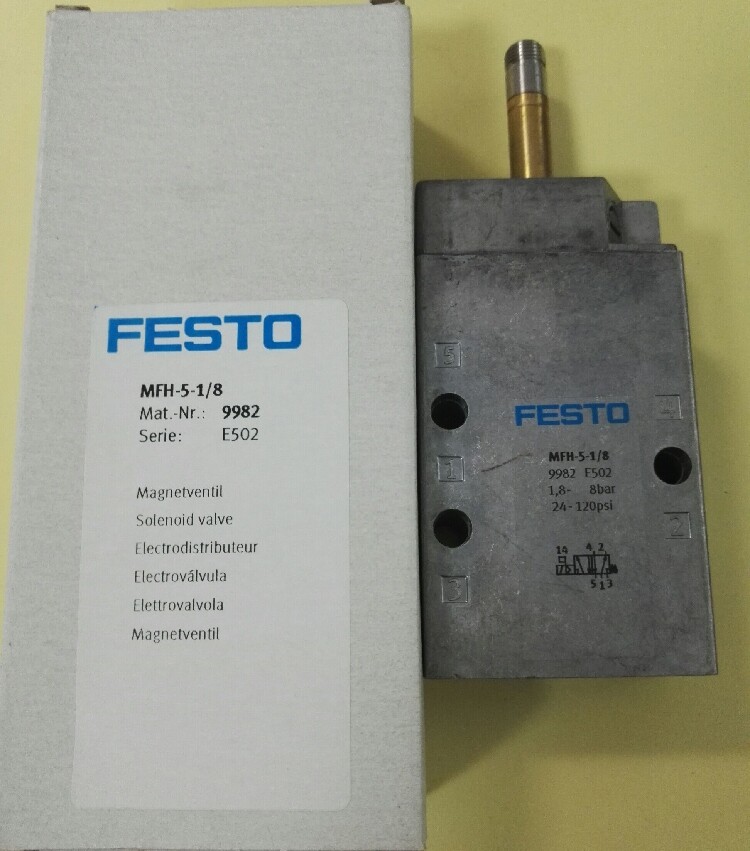 Festo MFH-5-1/8 9982 Solenoid Valve New One Free Shipping MFH51/8 | eBay