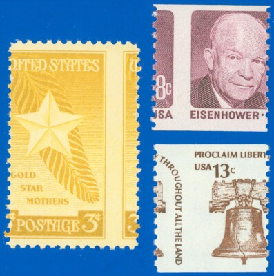 US Stamp Misperfed Singles! Scott #969, #1402 & 1618! Great 4 the ...