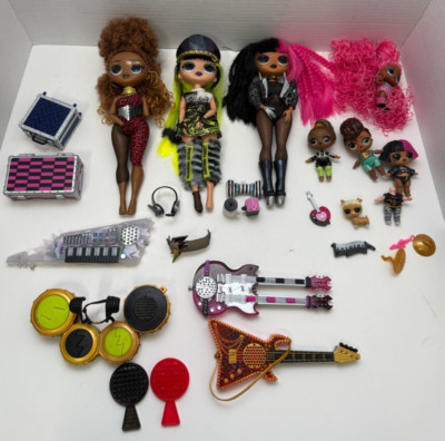 LOL OMG Remix Super Surprise Rock Bands Doll Lot Instruments Bundle | eBay