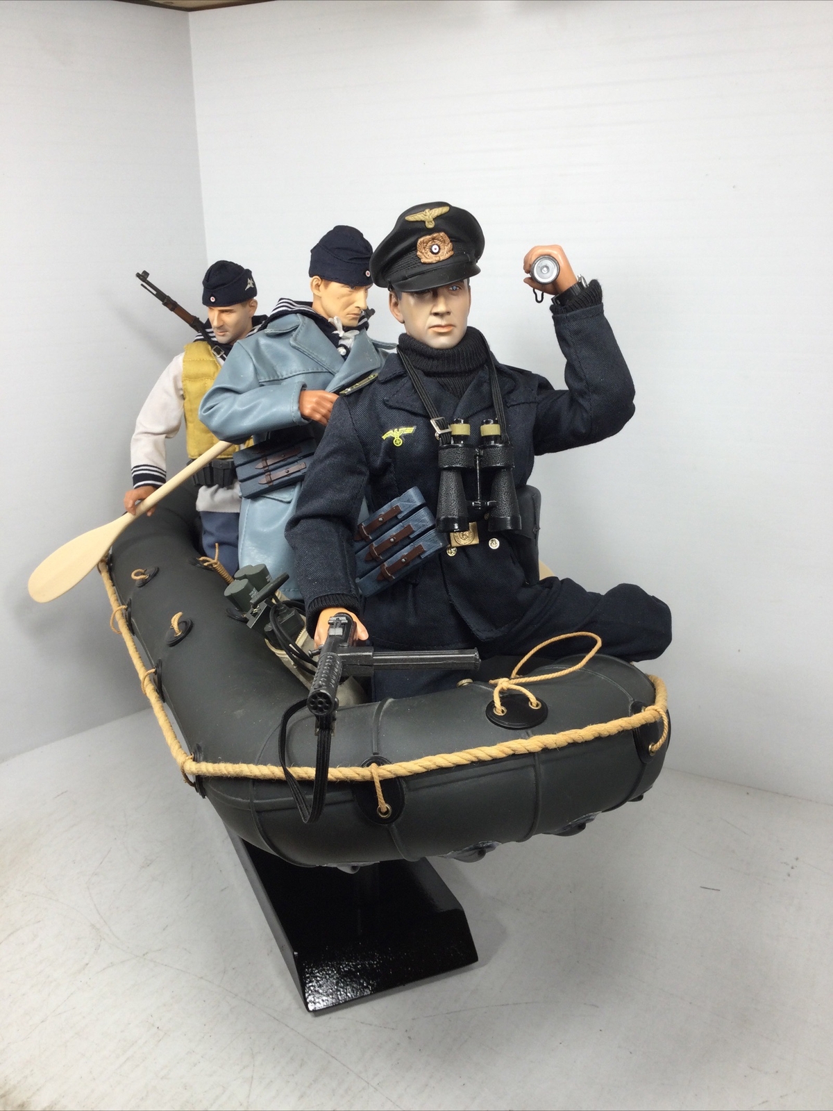 1/6 CUSTOM WW2 GERMAN NAVY U BOAT BOARDING PARTY W/ RUBBER RAFT ...