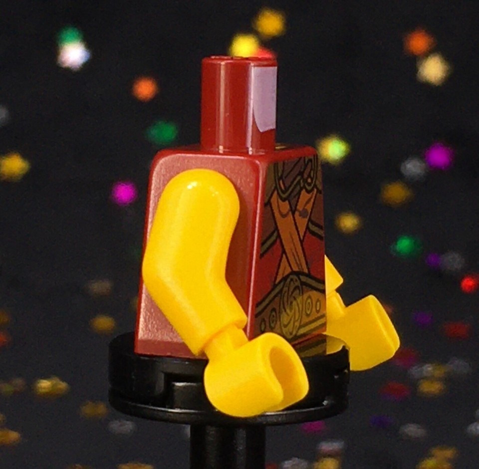 NEW LEGO Dark Red Gravis Ninjago Minifigure Torso Decorated Print | eBay