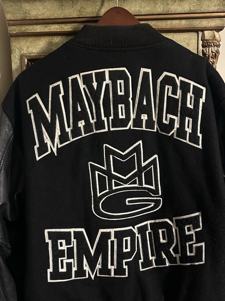 RARE Rick Ross Maybach Empire Warner Bros Varsity Letterman Jacket MMG ...