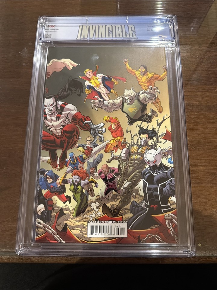 Invincible #60 CGC 9.8 Invincible War Kirkman Ottley Image 2009 Custom ...