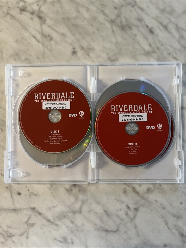 Riverdale: The Complete Sixth Season 6 (DVD) - Ex-Library Copy - MINT ...