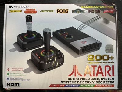 My Arcade Retro Atari GameStation Pro Video Game 200 GAMES 4 Atari ...