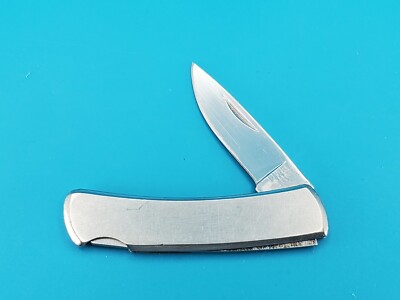 Buck 526 USA Executive Stainless Steel Pocket Knife Plain Edge Lockback ...