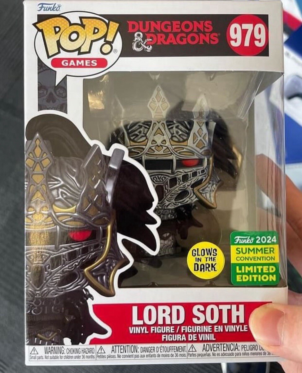 Funko Pop Lord Soth GITD 2024 SDCC SHARED Exclusive D&D + Protector | eBay
