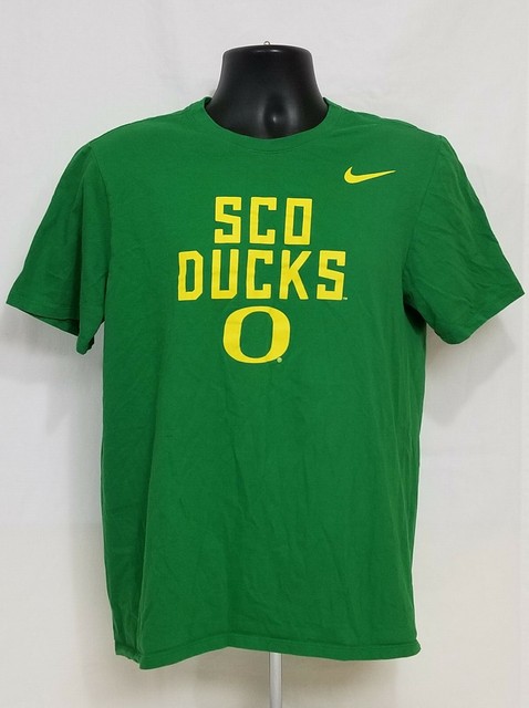 Oregon DUCKS Football Nike T-SHIRT SCO DUCKS Athletic Cut TEE SHIRT Men ...