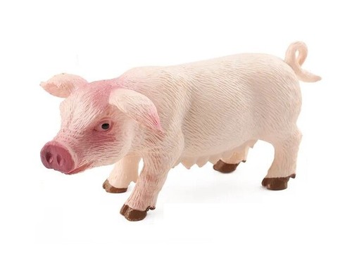 9.2cm Pink Sow Pig PVC Toy Wild Animal Figure Doll Kids Gift | eBay