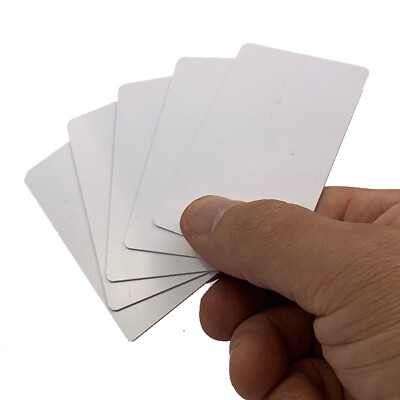 IC Cards 10 Years 1K S50 13.56MHz PVC WHITE IC PLASTIC CHIP HF RFID NXP ...