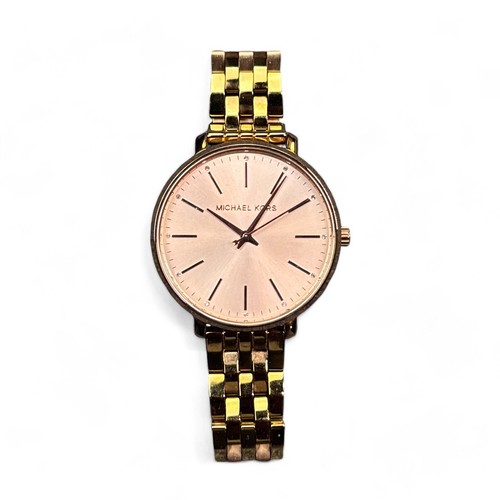 Michael Kors 39mm MK3897 Pyper Rose Gold Toned Quartz Ladies Watch | eBay