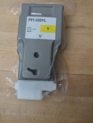 PFI-320YL Yellow Ink Cartridge for Cannon Plotter Printer | eBay
