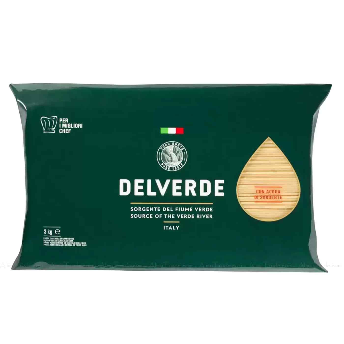 Delverde Spaghetti Italian Durum Wheat Semolina Pasta Verde Italy Dried ...
