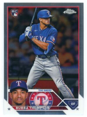 2023 Topps Chrome Bubba Thompson RC Texas Rangers #58 | eBay