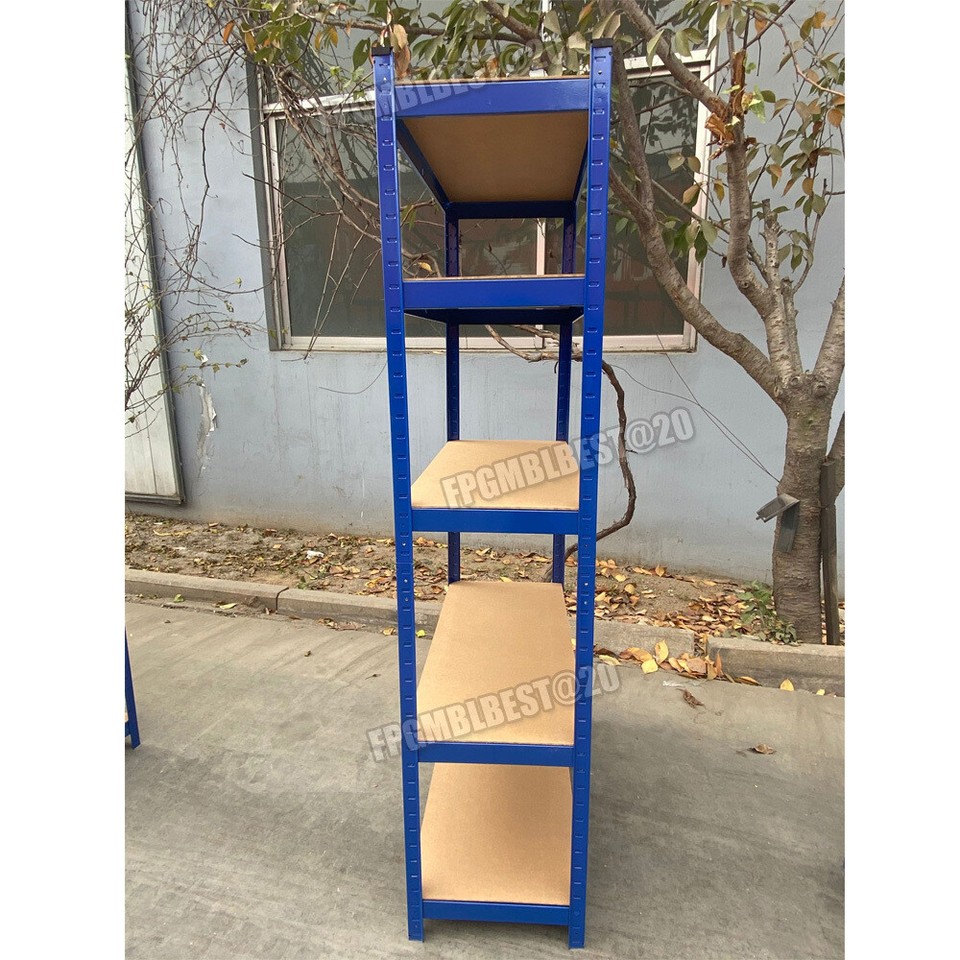 150CM Heavy Duty Metal Shelves Racking 750KG Capacity Storage Shelf ...