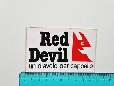 Adhesive Red Devil Sticker Autocollant Vintage 80s Original | eBay