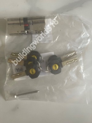 Yale Platinum 35-35 key Turn 3 Star High Security Euro Lock Anti Snap 5 ...