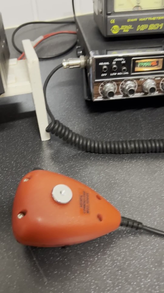 Astatic CB Radio RD104E Road Devil Amplified Microphone full working ...