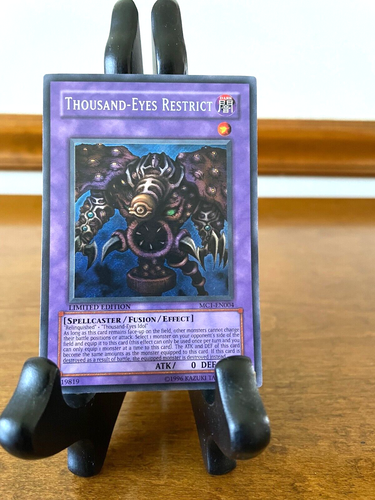 Yu-Gi-Oh Thousand-Eyes Restrict MC1-EN004 Limited Edition Super Rare NM ...