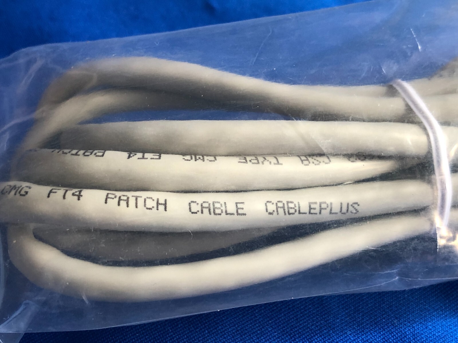 New, Old Stock CSA Type CMG FT4 Patch Cable UL E190576 Vintage ...