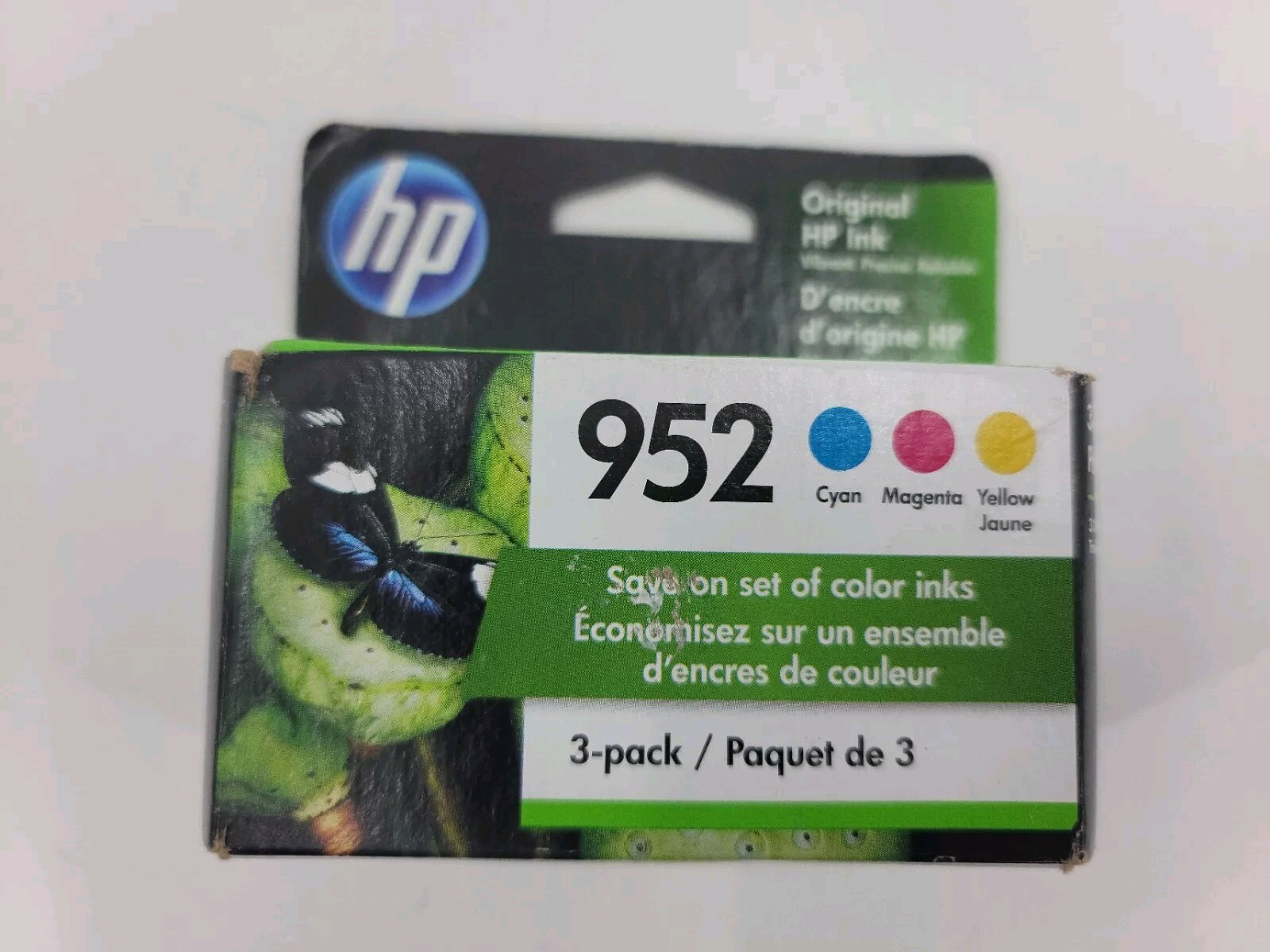 3-PACK GENUINE HP 952 C/M/Y Color Ink OFFICEJET PRO 8710 SEALED Box 8/ ...