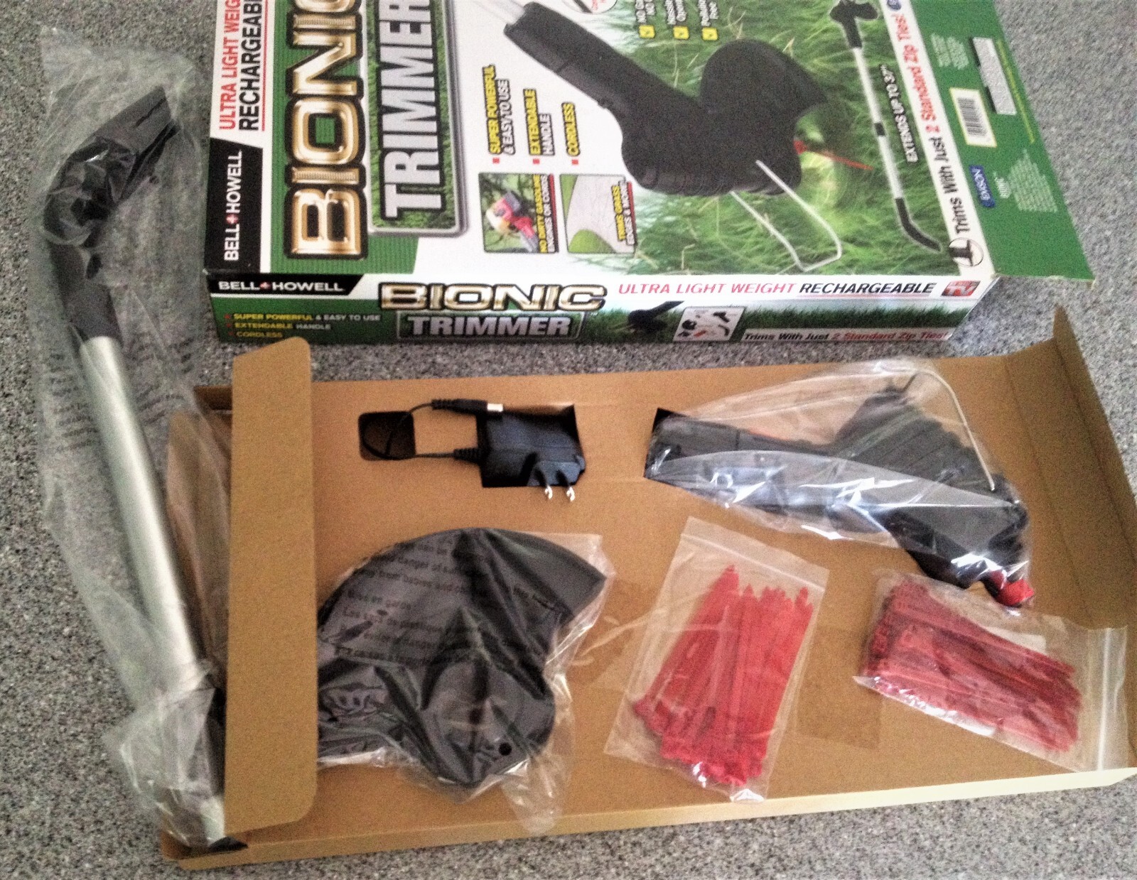 Emson Wei Xiang Bionic Trimmer Rechargeable 37 Inch Lawn Trimmer for ...