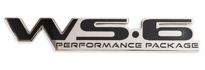 1996-2002 Pontiac Firebird Trans Am WS6 Rear Bumper Emblem Black ...