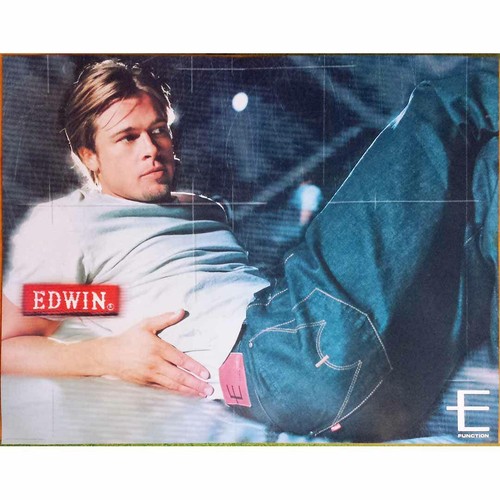 Brad Pitt EDWIN Poster | eBay