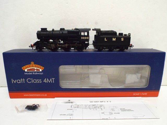 Bachmann 32-575a Ivatt Class 4mt 3000 LMS Black for sale online | eBay