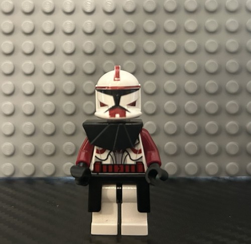 Lego Star Wars Clone Commander Fox Minifigure Phase 1 SLIGHT MISS PRINT ...