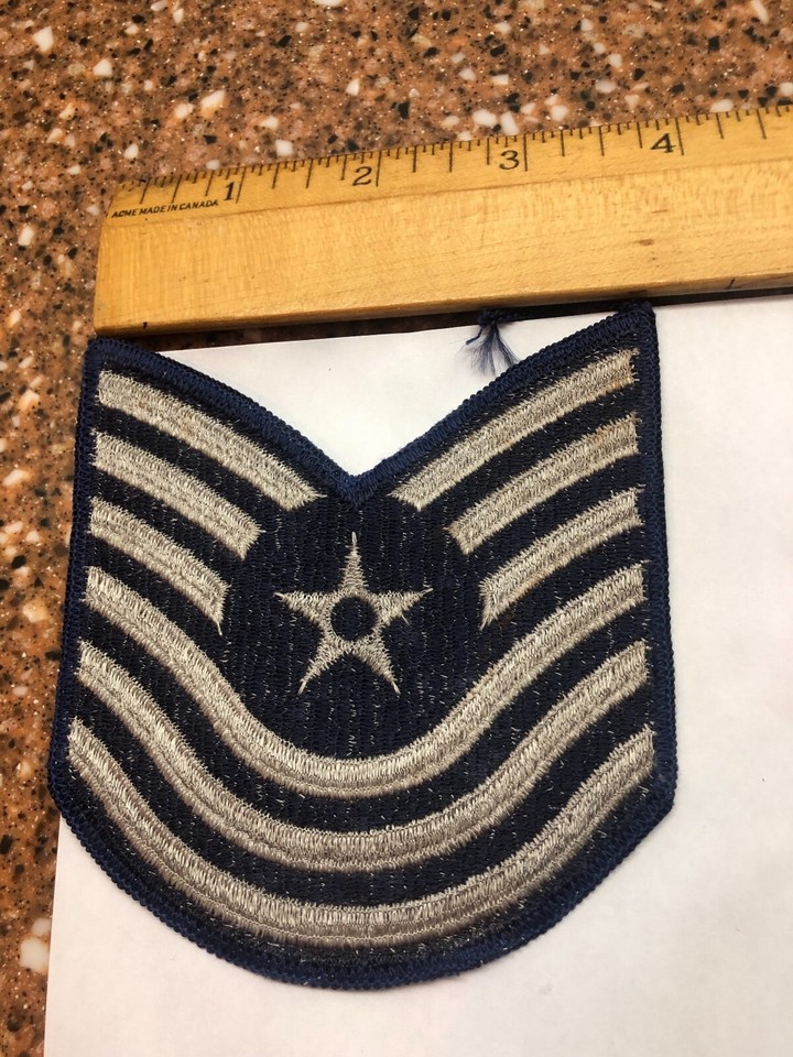 UNITED STATES Air Force MASTER SERGEANT RANK 3 ROCKERS E-7 SHOULDER ...