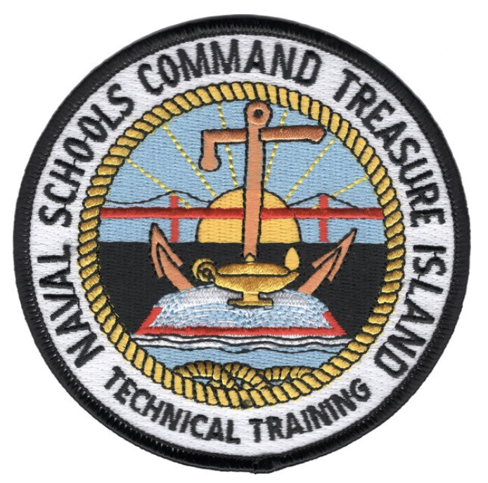 4" NAVY NAVAL SCHOOLS COMMAND NSC TREASURE ISLAND EMBROIDERED PATCH | eBay